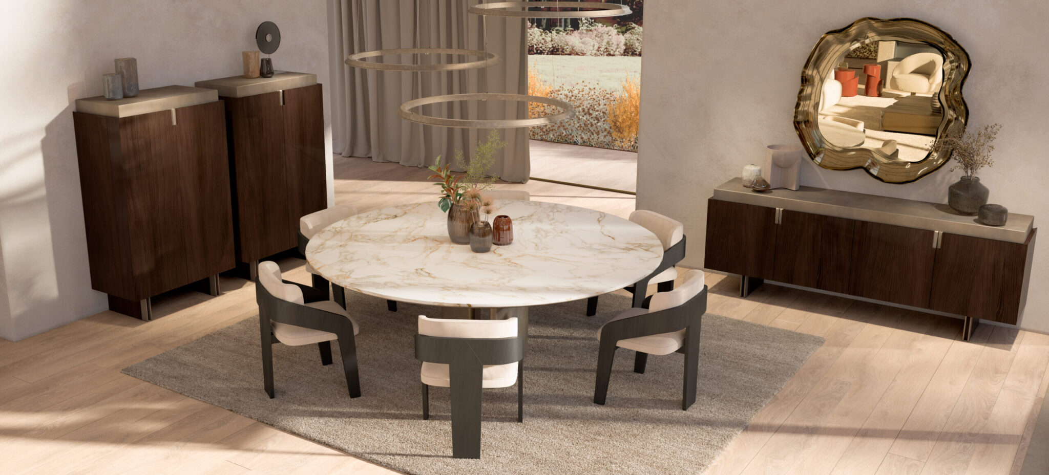 Round Dining Table New Mood - Malerba